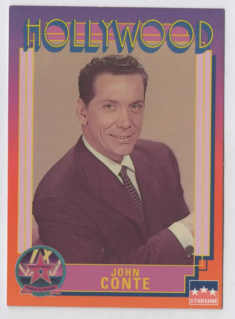 John Conte Hollywood Walk of Fame Trading Card #225 NEW/UNCIRCULATED | eBay