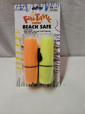 Vintage Fun-Tastic Summer Beach Safe Containers | eBay