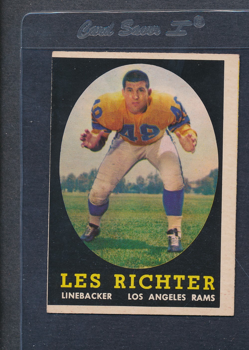 1958 Topps #105 Les Richter Rams VG/EX *920 | eBay