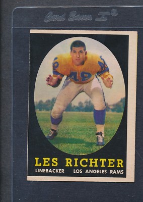 1958 Topps #105 Les Richter Rams VG/EX *920 | eBay