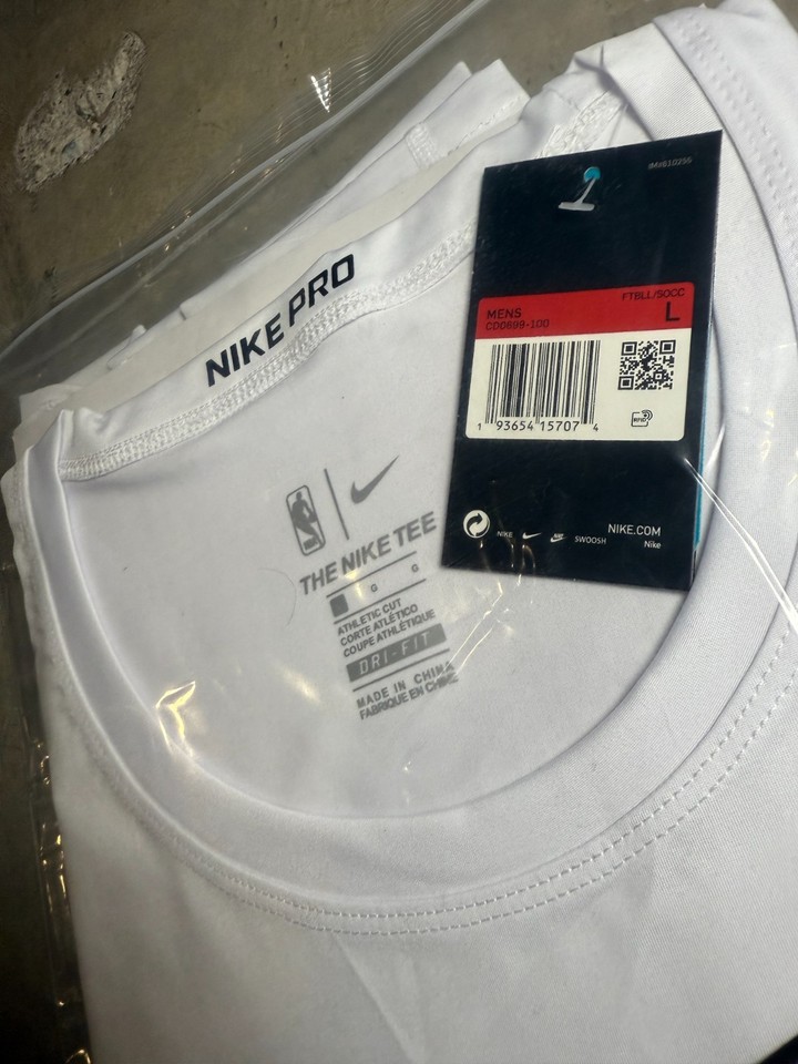 Brand New NBA Compression Tanks White Sizes: Large, Extra Large, XXL | eBay