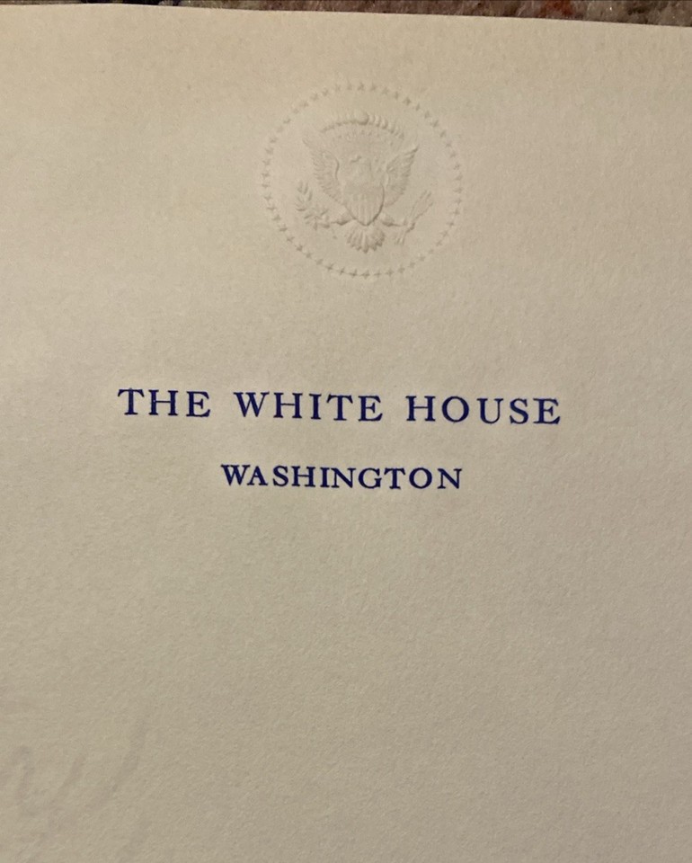 President BILL CLINTON SIGNED PERSONAL LETTER White House March 1995 | eBay
