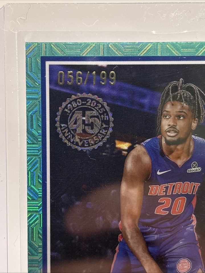 2025-26 Topps Chrome Promo Chaz Lanier 1980-81 RC #TC-CL Pistons #/199 ...