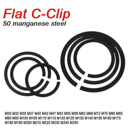50Mn Manganese Steel Flat Retaining Rings Wire Circlip Clip C-Clip M30 ...