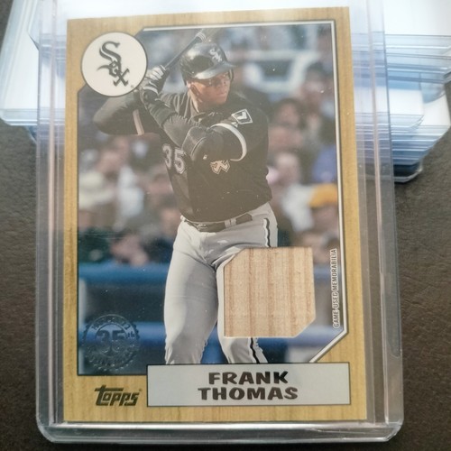 2022 Topps Baseball '87 Topps Relics #87RFT Frank Thomas BAT RELIC | eBay