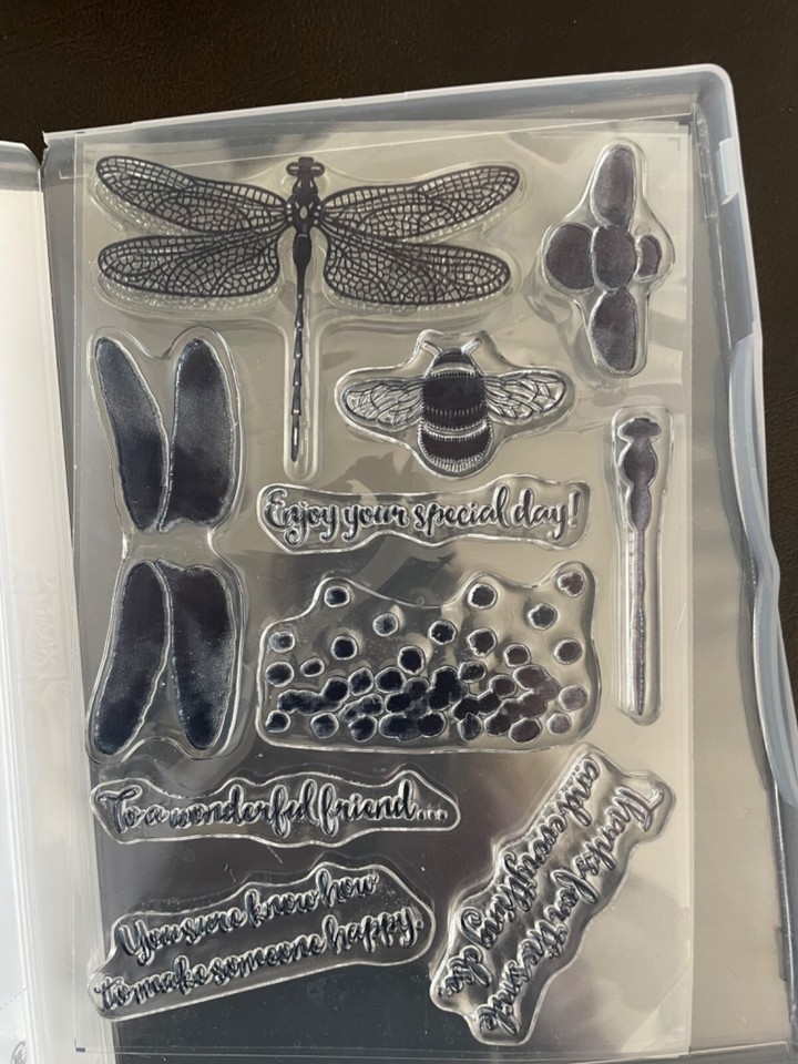Stampin' Up! DRAGONFLY DREAMS Stamps DETAILED DRAGONFLY Dies, | eBay