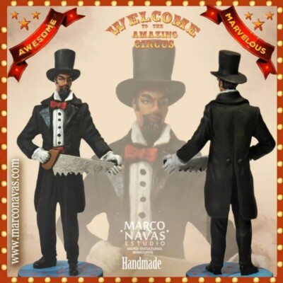 MARCO NAVAS STUDIO LIMITED EDITION HAND PAINTED CIRCUS, HERRMANN THE ...