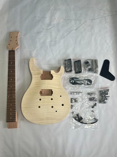 factory DIY 6 String PRS Style Electric Guitar Kits with Mahogany Body ...