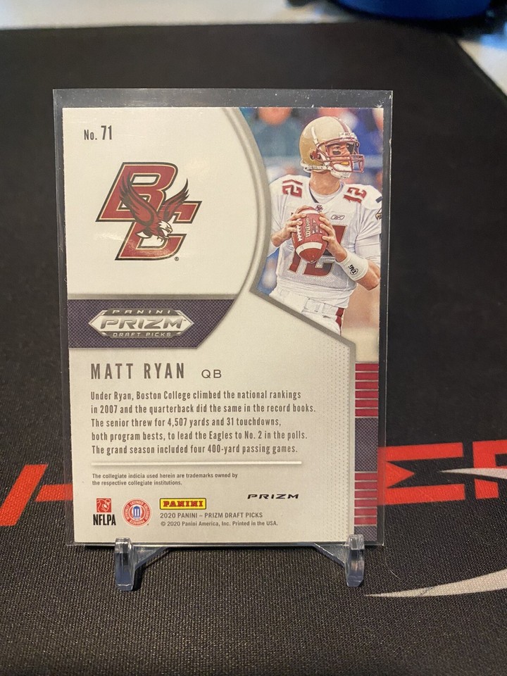 2020 Prizm Draft Picks #71 Matt Ryan Silver Prizm | eBay
