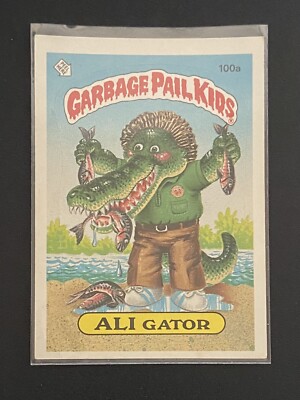 Ali Gator - 1986 Topps Garbage Pail Kids - Series 3 - #100a | eBay