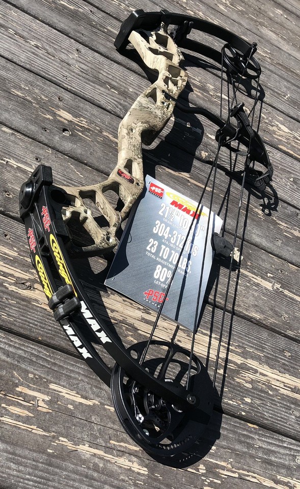 PSE Stinger MAX 30" LH Compound Bow 23-55Lbs Base Model - Camo - READ ...