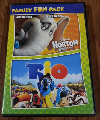 Family Fun DVD Pack - Rio and Horton | eBay