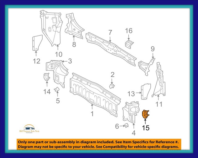 Toyota OEM 04-10 Sienna Rear Body-reinforcement Left 5830408010 for ...