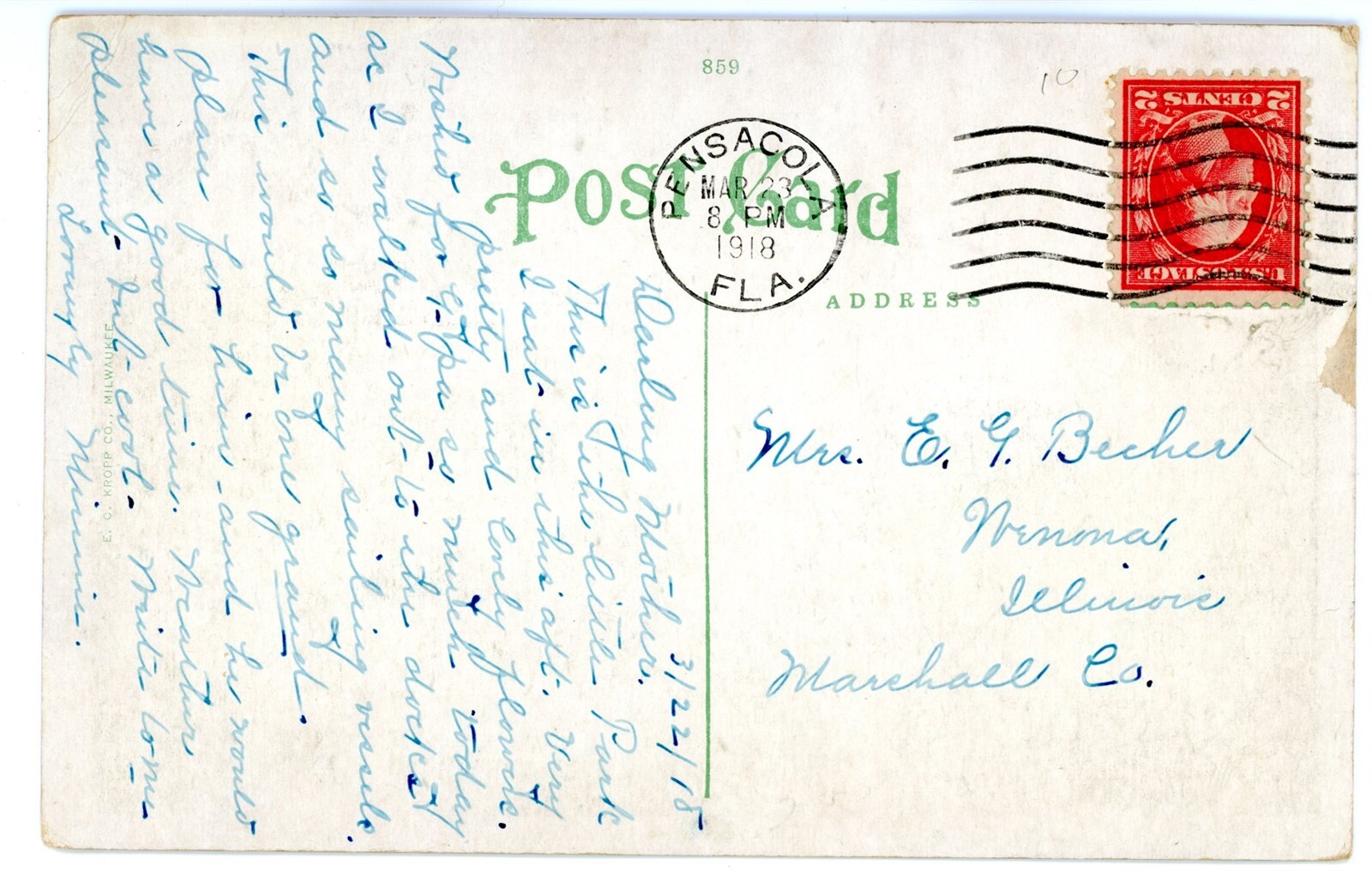 Pensacola Florida FL - CONFEDERATE MONUMENT IN LEE SQUARE - Postcard ...