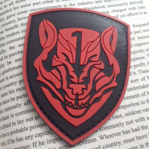 3D PVC AFO Wolfpack Medal of Honor MOH Specia Force Hook Loop Patch ...