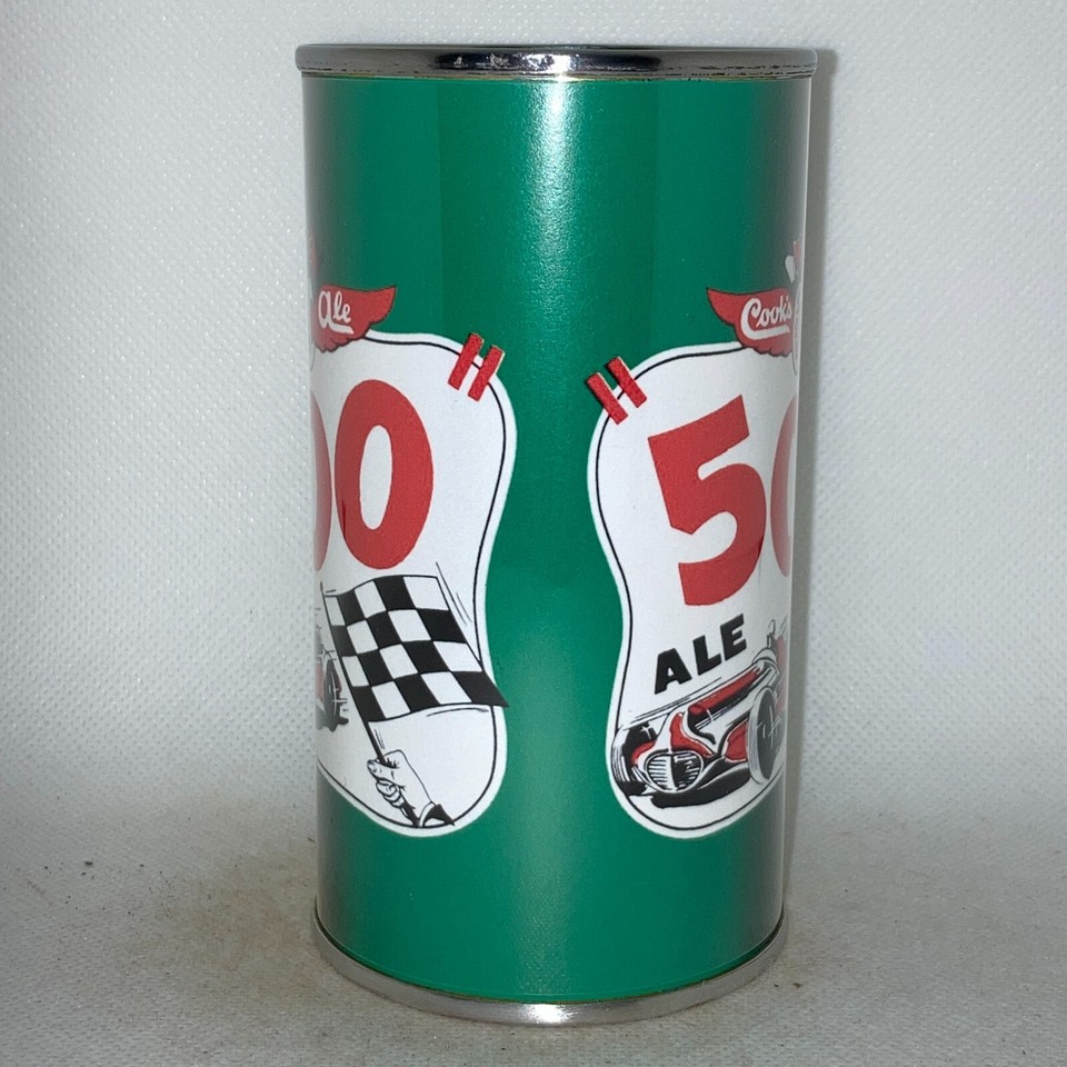 Cook's 500 Ale REPLICA/NOVELTY beer can, paper label | eBay