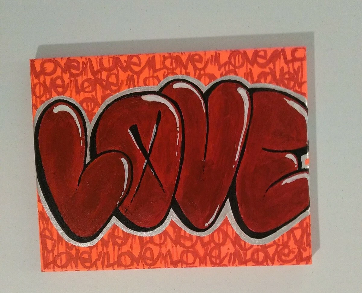 Love In Graffiti Letters