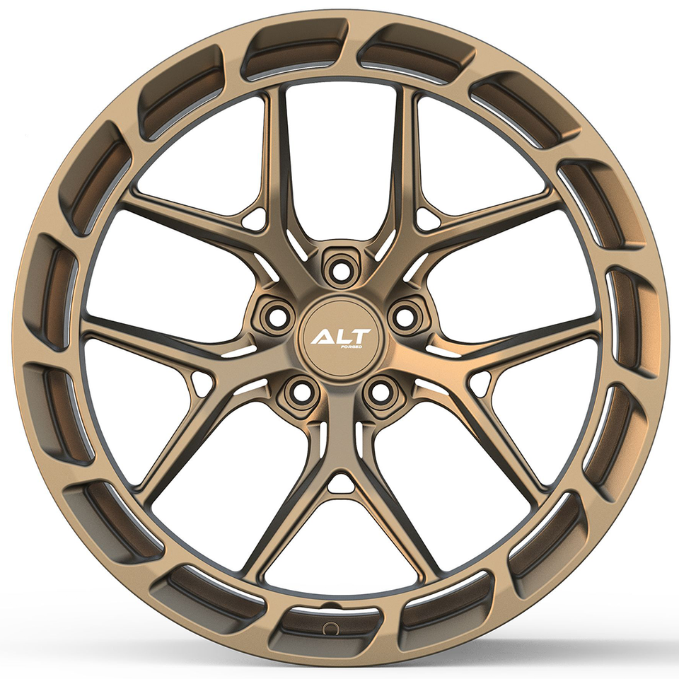 20" ALT RSL-5 Forged Satin Bronze Wheels for Cadillac CT5-V Blackwing ...