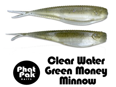 Zoom Tiny Fluke Style Soft Jerkbait 2.5" 30ct LiveScope FFS Bass ...