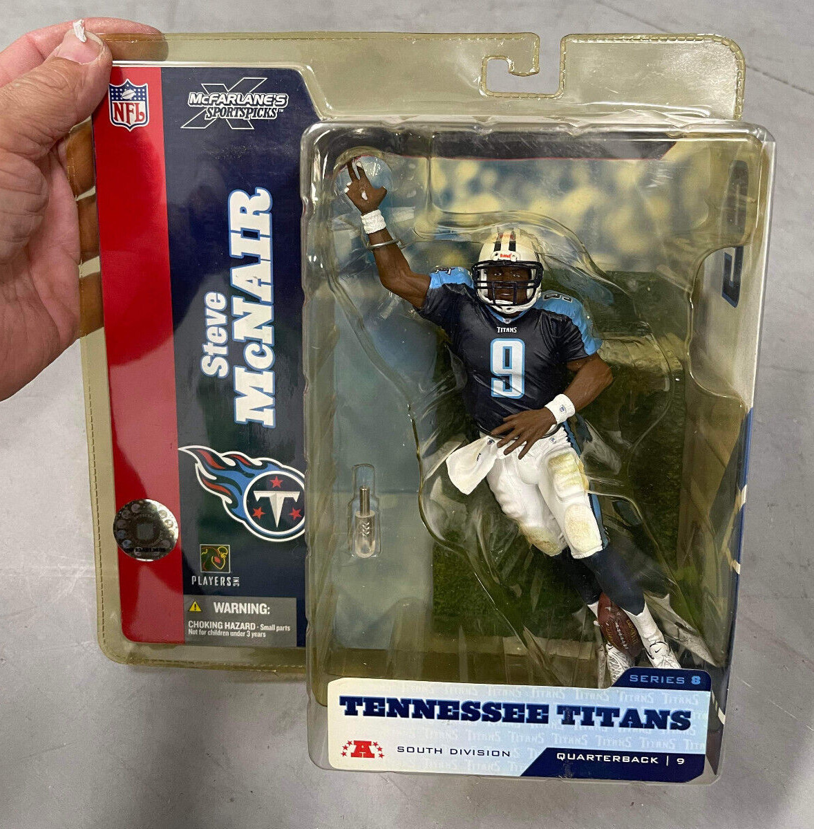 2004 McFarlane NFL Tennessee Titans Steve McNair #9 Series 8 Football ...