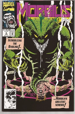 MORBIUS: THE LIVING VAMPIRE #5 - 1ST APPEARANCE OF BASILISK - MARVEL ...