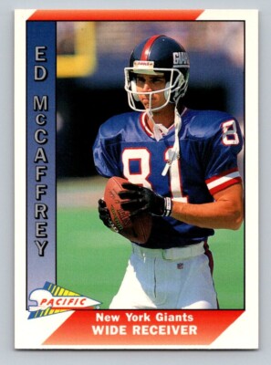 1991 Pacific Ed McCaffrey #622 Rookie RC New York Giants | eBay