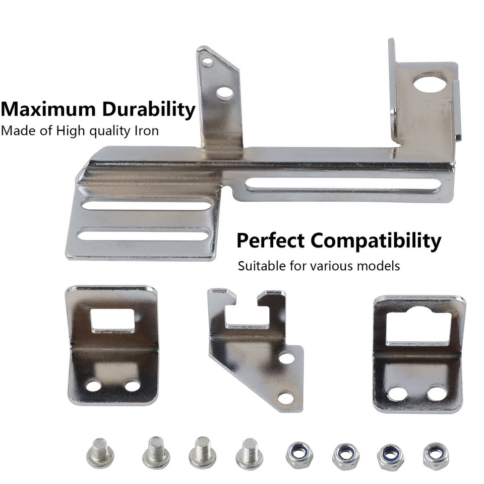 For Chevy SBC BBC Holley GM Throttle Cable Bracket Kickdown Chrome ...