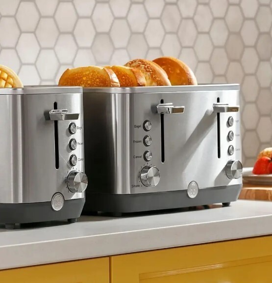 GE 4 Slice Toaster, 1500 Watts, Stainless Steel | eBay