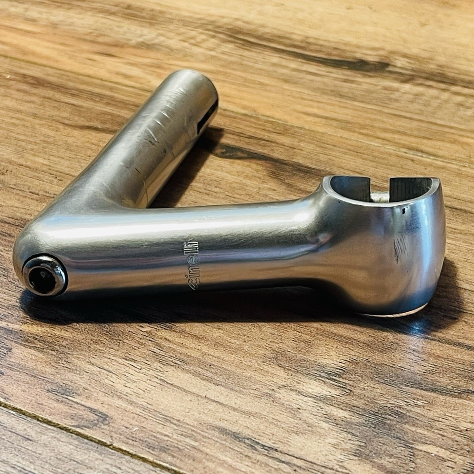 1990 Cinelli 1A Quill Road Stem Silver Wing Logo 1-inch 22.2 90 26.4 | eBay