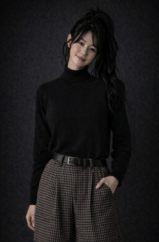 Vtg 80s Wool High Waisted Plaid Mod Dress Academia Preppy Walking ...