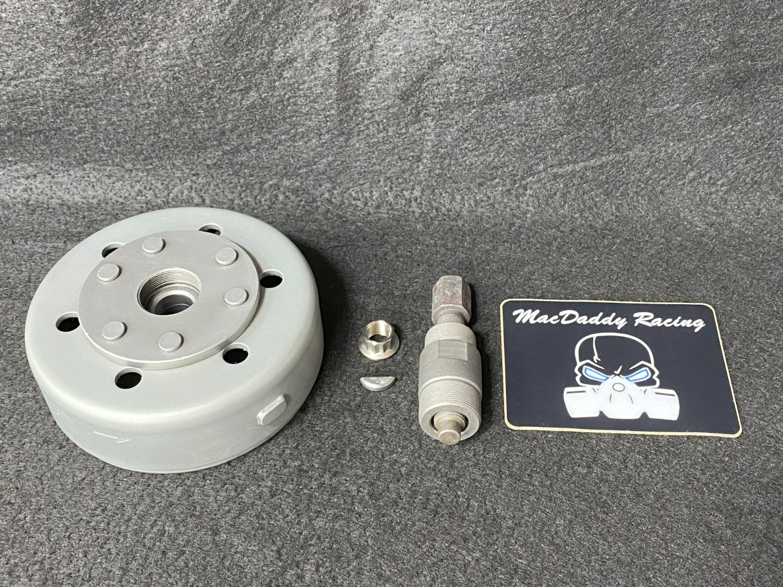 MacDaddy Racing Yamaha Banshee Flywheel with Puller plus TITANIUM Nut ...