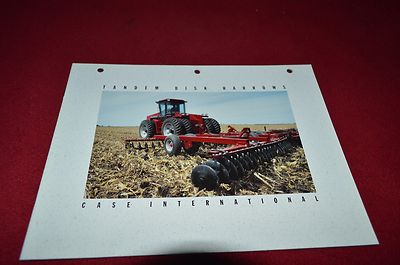 Case International Tandem Disk Harrows Dealer's Brochure DCPA AE 006122 ...