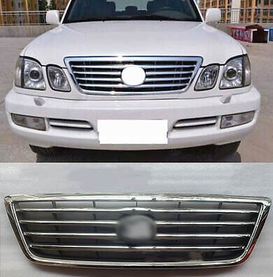 Chrome Front Grille Grill Upgrade Replacement Fit For Lexus LX470 1998 ...