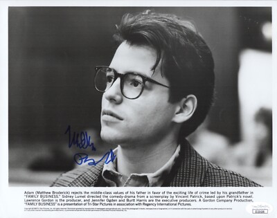 MATTHEW BRODERICK Signed FAMILY BUSINESS 8x10 Photo In Person Autograph ...