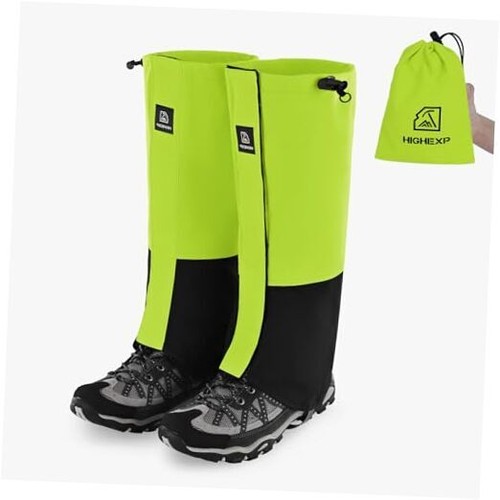 Leg Gaiters 100% Waterproof Adjustable Shoe Snow Boot Guard Gators for ...