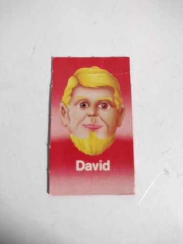 Guess Who Game 1987 Red David Replacement Card | eBay