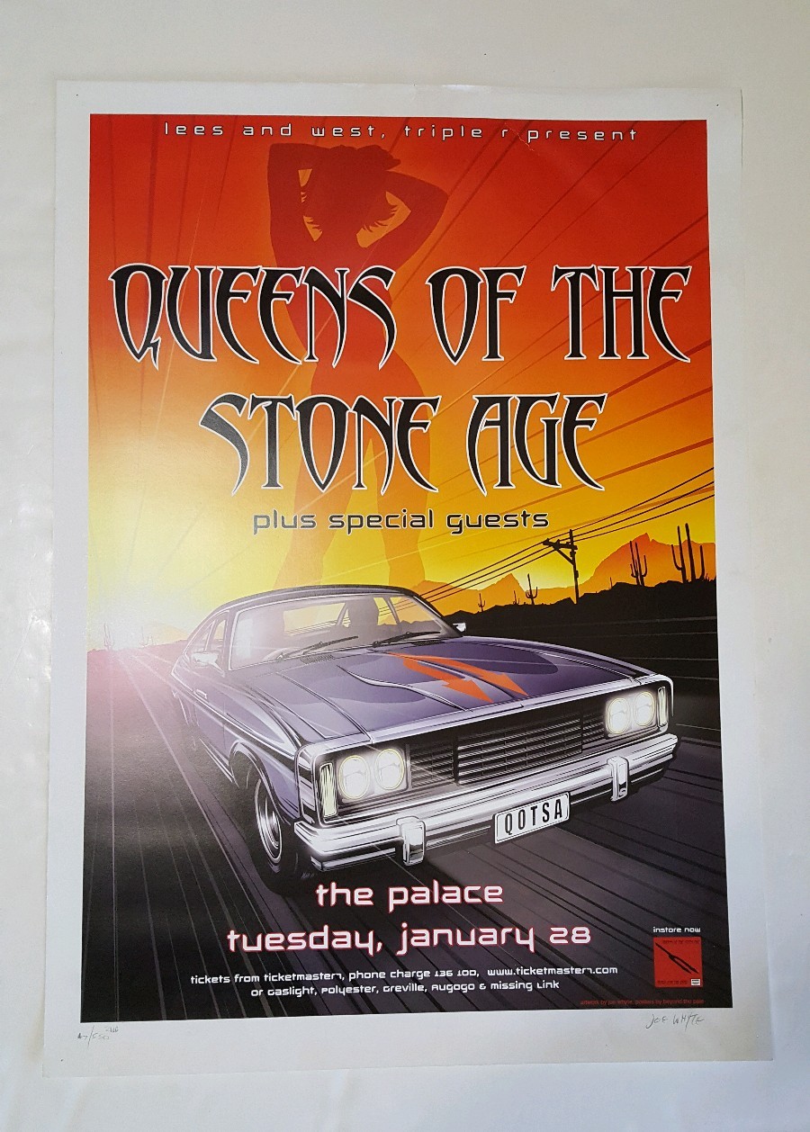 Queens of the Stone Age Poster 2003 Palace Australia Signed Numbered ...