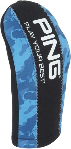PING Fairway wood Headcover HC-N2302 Mr. PING Camouflage Pattern Blue ...