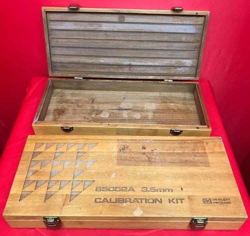 HP AGILENT 85052A(CASE ONLY) EMPTY WOODEN BOX FOR CALIBRATION KIT | eBay