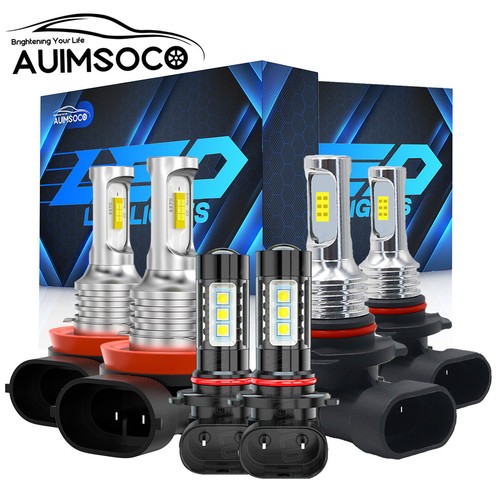 For Ford Expedition 2015-2020 LED Headlight Bulb Kit High / Low Beam ...