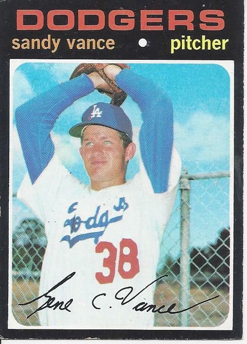 1971 Topps Sandy Vance 34 Dodgers EX | eBay