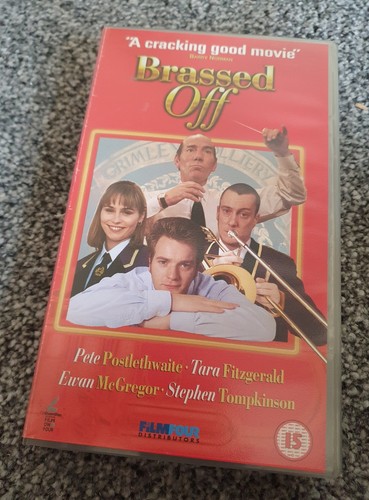 Brassed Off, Ewan McGregor, VHS (Video Tape), Retro Collectable ...