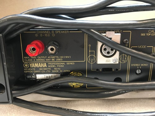 Yamaha Professional Series P2050 Natural Sound Power Amplifier | eBay