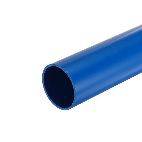 PVC Rigid Round Pipe 45.2mm ID 50mm OD 650mm Blue High Impact | eBay