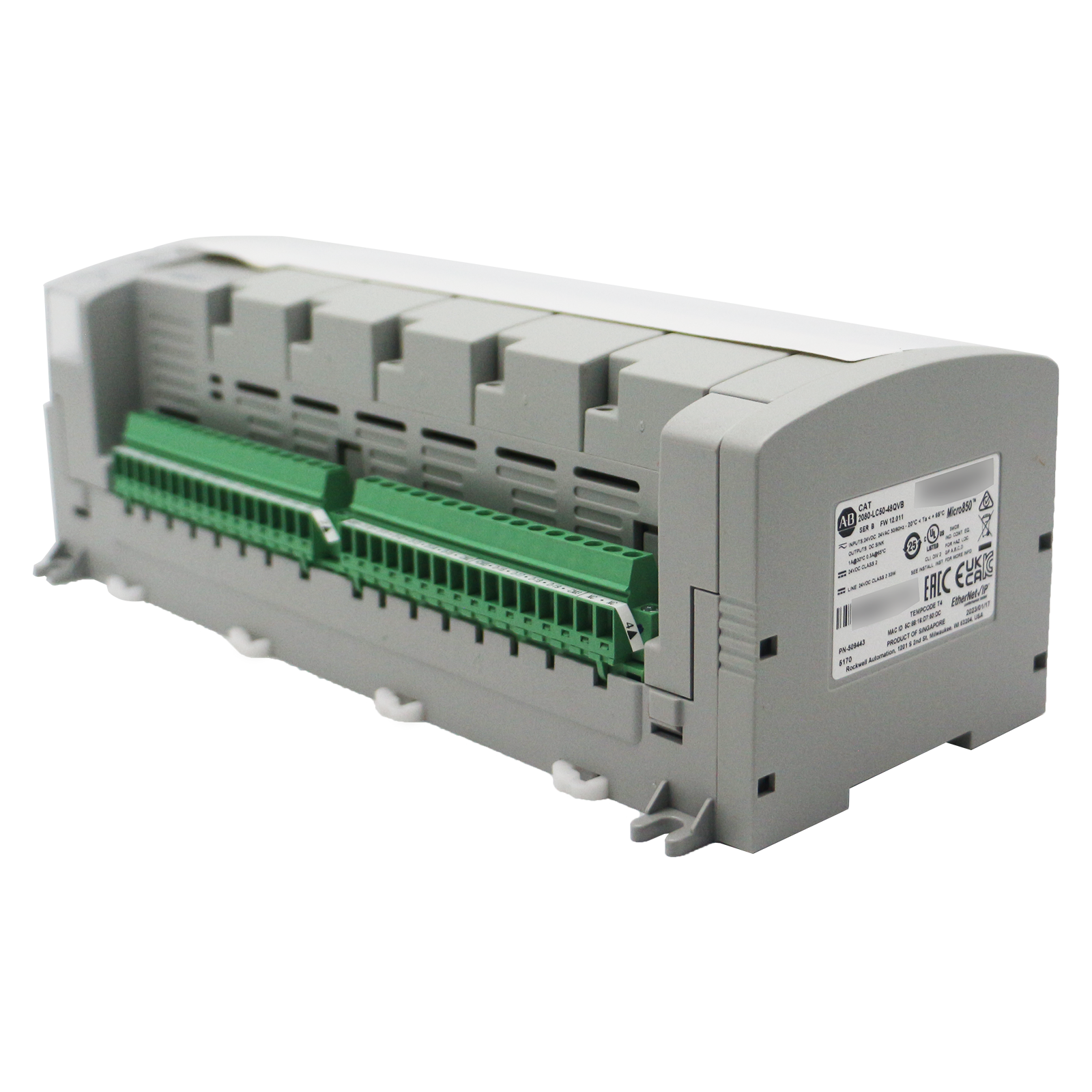 Allen-Bradley 2080-LC50-48QVB Micro850 Ethernet IP PLC Controller for ...