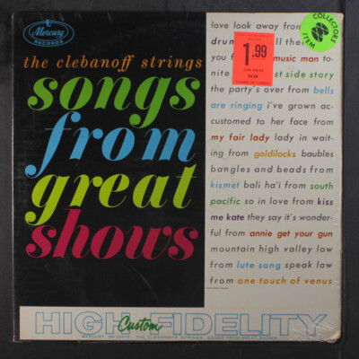 CLEBANOFF STRINGS: songs from great shows MERCURY 12" LP 33 RPM | eBay