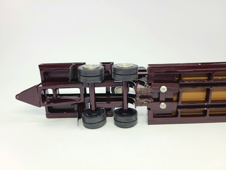 Trail King 2x2x2 Low Loader Trailer - Maroon ASAM Smith 1:48 Scale ...