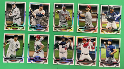 2021 TOPPS TRIBUTE BASEBALL LOT (25) HARPER, ALVAREZ, SOTO, BELLINGER ...