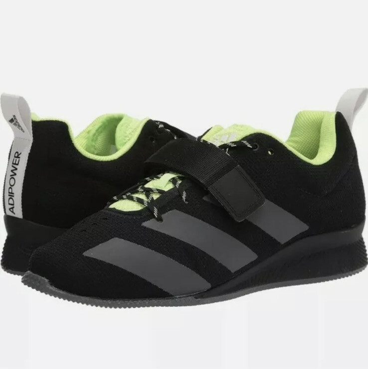Adidas Weightlifting Shoes ADIPOWER Powerlifting Black Men's Sz 7 | eBay