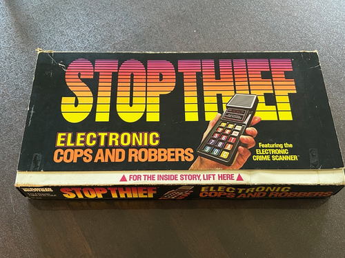 Vintage Parker Brothers STOP THIEF Cops & Robbers Electronic Board Game ...